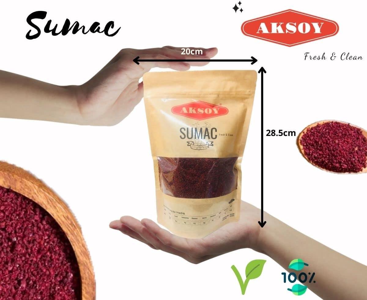 Aksoy Premium Ground Sumac 1KG - Authentic Turkish Spice Blend | 1.0 Kilograms | Buy Now with ...
