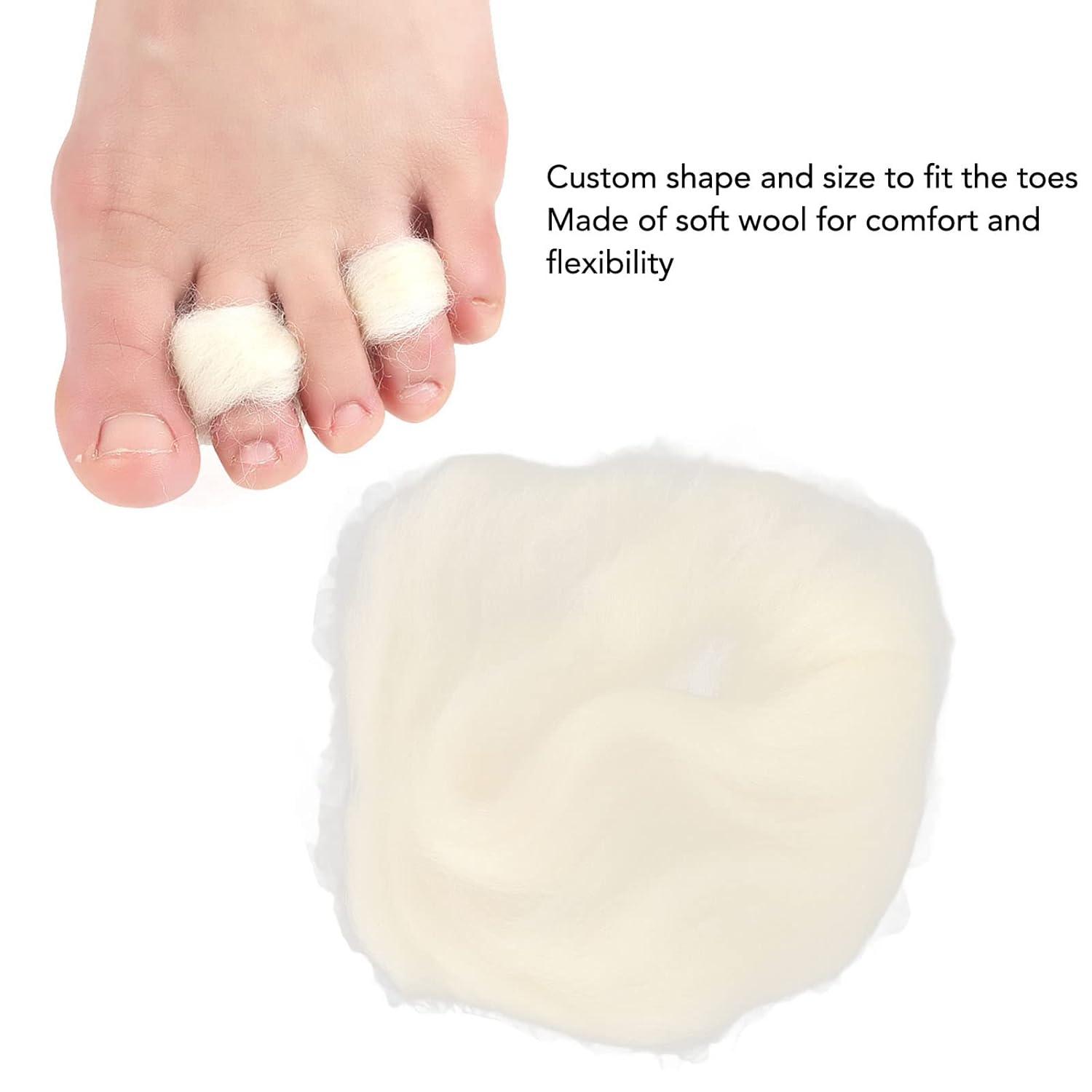 Wool Cushioning Toe Separator - Reduce Blisters and Relieve Pain ...