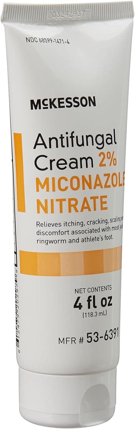 McKesson Antifungal Cream 2% Miconazole Nitrate 4 oz - Jock Itch ...