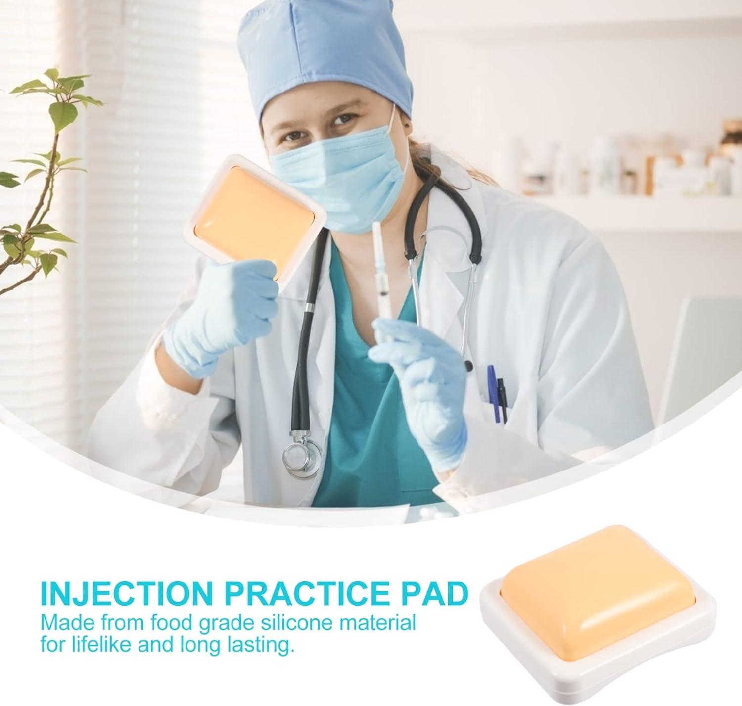 Baluue Silicone Intramuscular Injection Training Pad - Human Skin ...