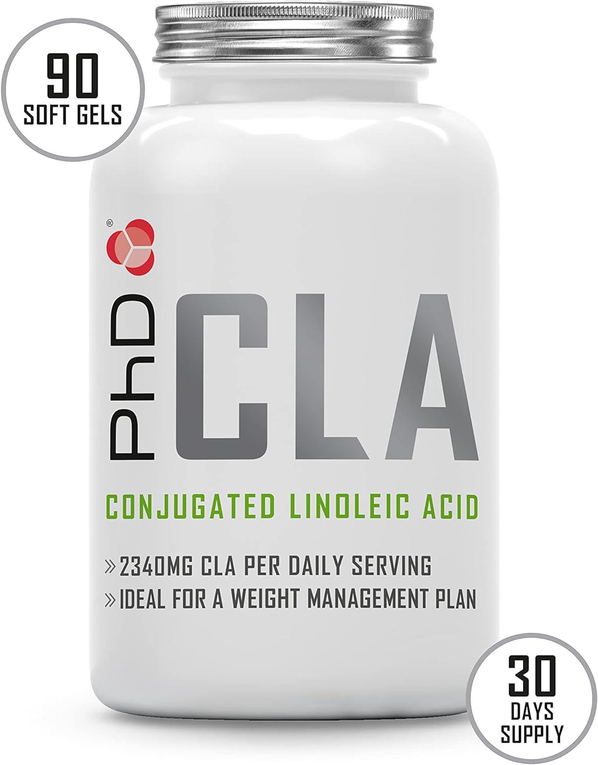 PhD Nutrition CLA Conjugated Linoleic Acid Weight Management Tablet ...