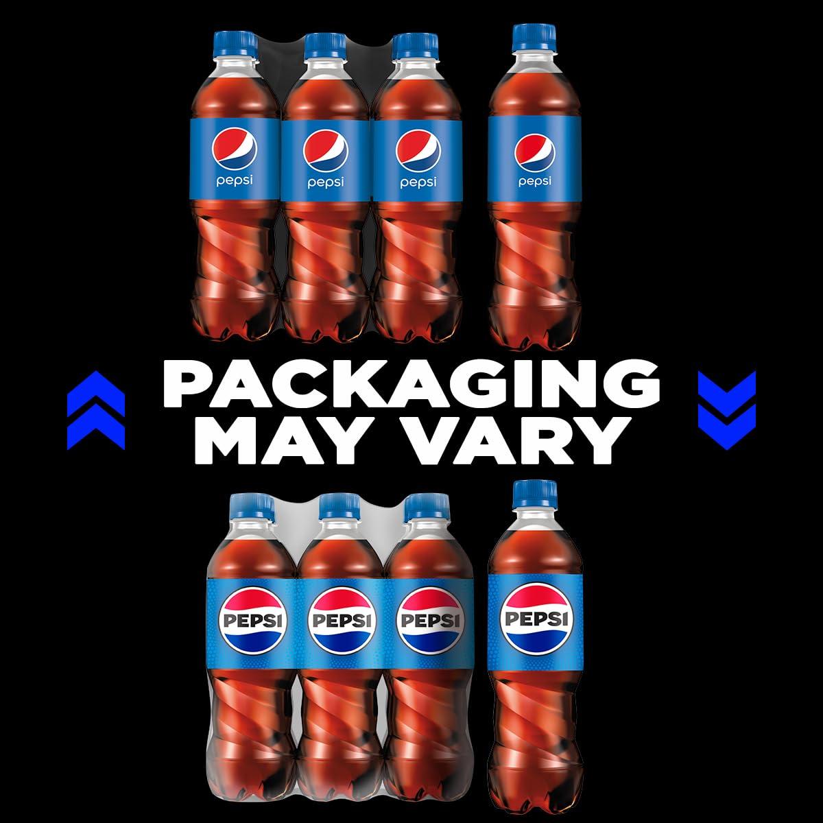 Pepsi Cola Original - Caffeinated Soft Drink (6 x 500ml Bottles ...