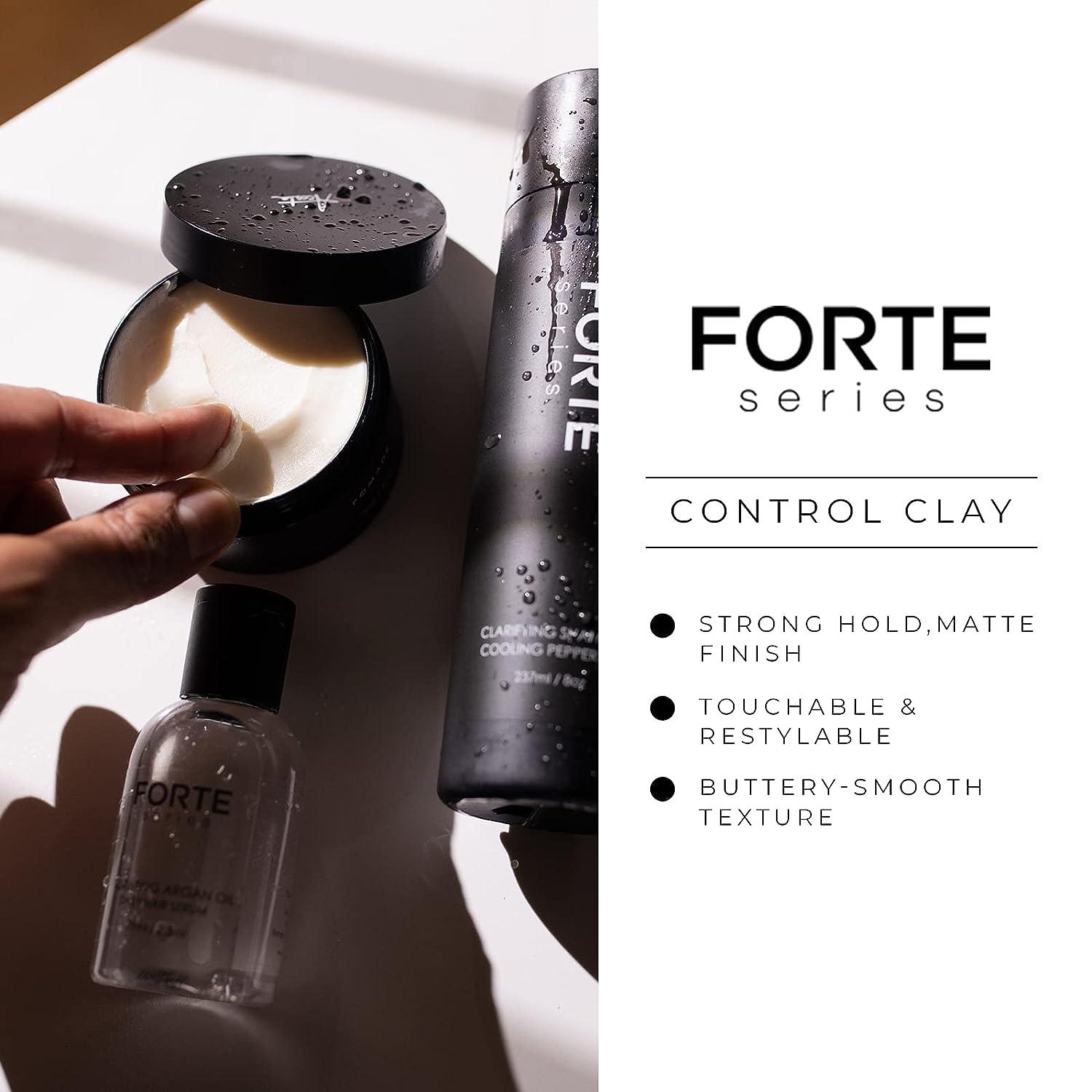 Fort Series Control Hair Clay for Men - Easy Application Clay Pomade for All-Day Hold and ...