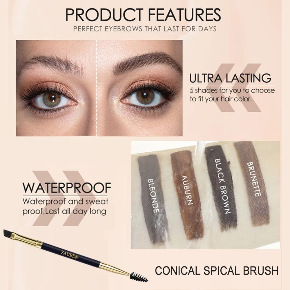 48-Hour Waterproof Eyebrow Gel - Long-Lasting Natural Brow Setter with ...