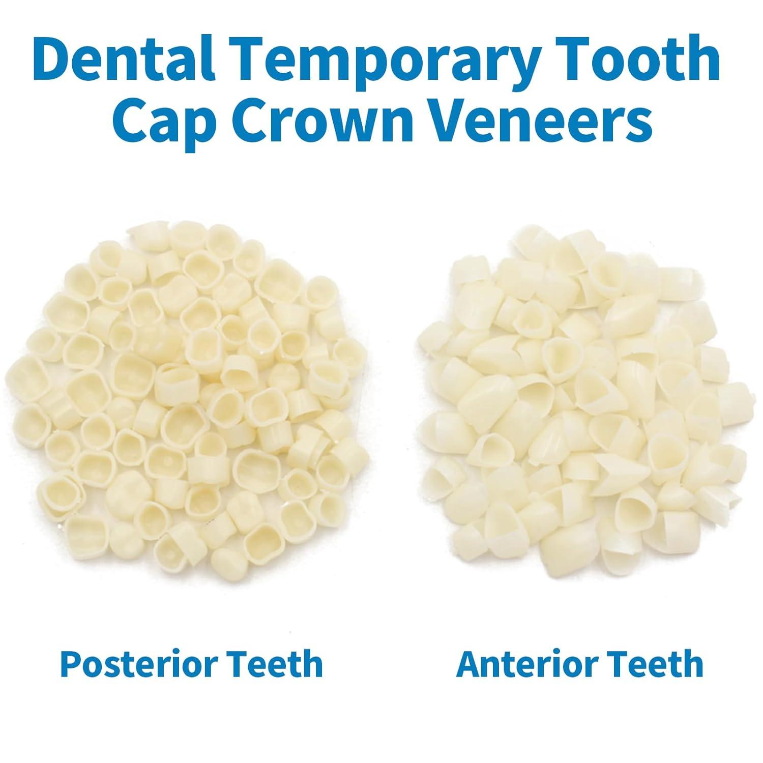Temporary Tooth Caps & Crowns - Dental Repair Veneers for Front & Molar ...
