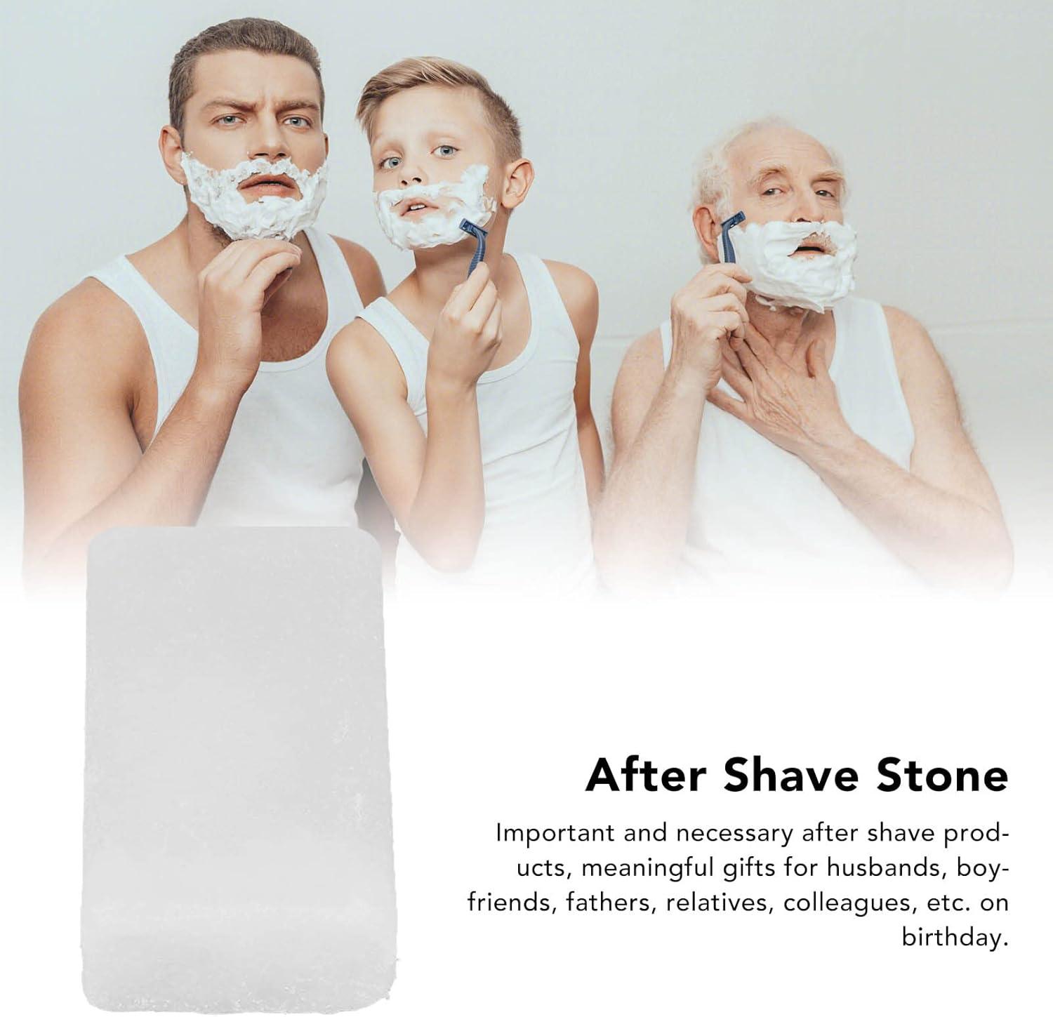 Portable After-Shave Alum Block for Men | Skin-Calming Post-Shave ...