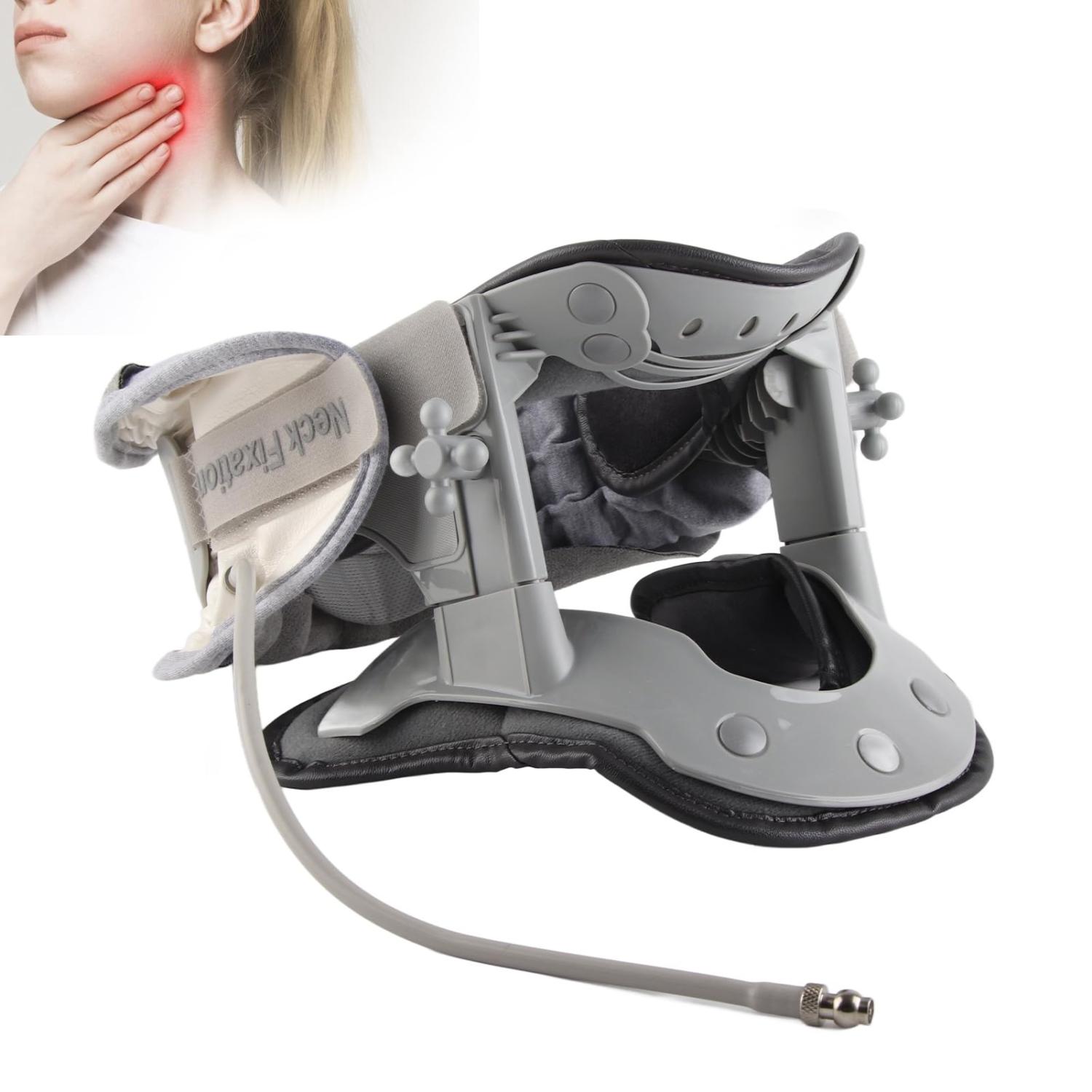 Cervical Spine Traction Device - Inflatable Neck Pain Relief ...