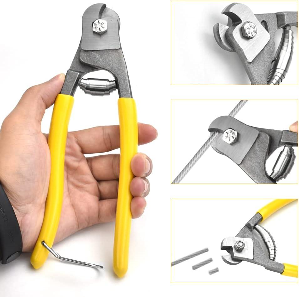 DECARETA Stainless Steel Wire Rope Cutter High Hardness Wire Cable ...