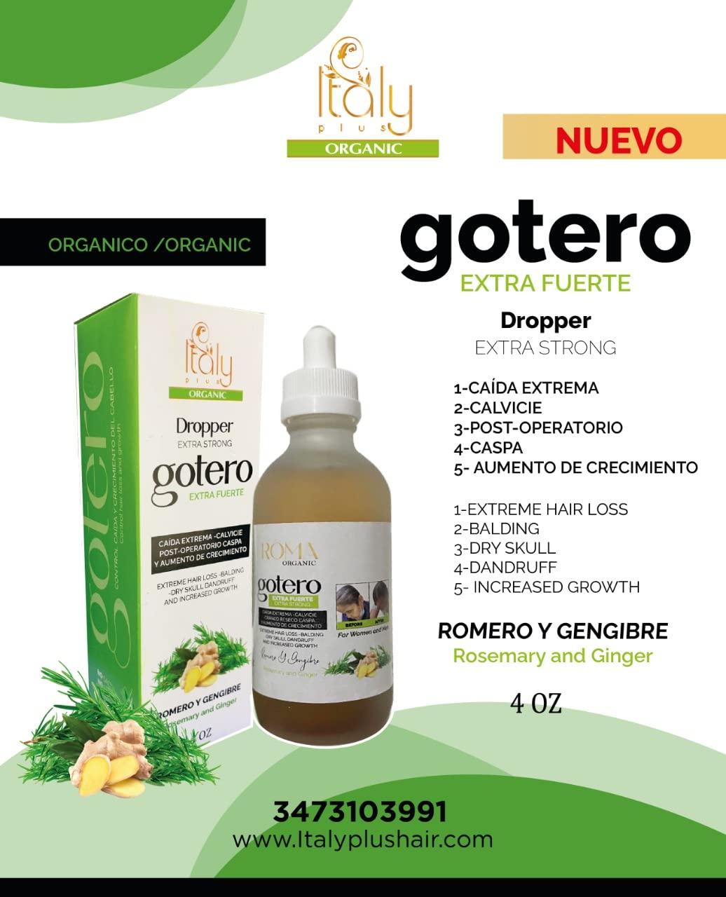 Italy Plus Extra Strong Rosemary and Ginger Hair Loss Dropper + Free ...