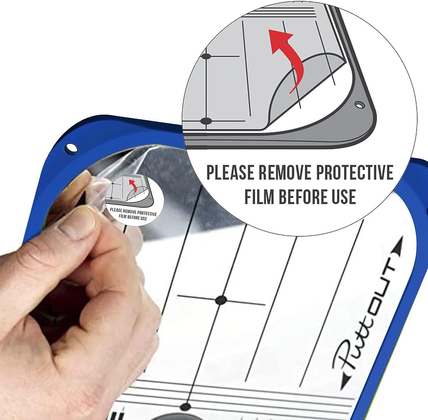 PuttOut Putting Mirror Trainer & Alignment Gate Blue - Improve Your ...