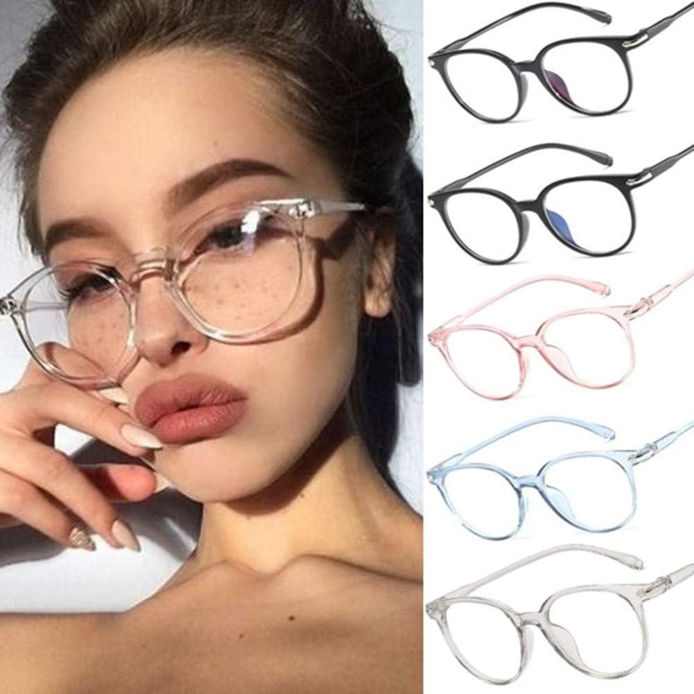 Shop Luo-401XX Unisex Round Transparent Glasses Frame | Clear Lens ...