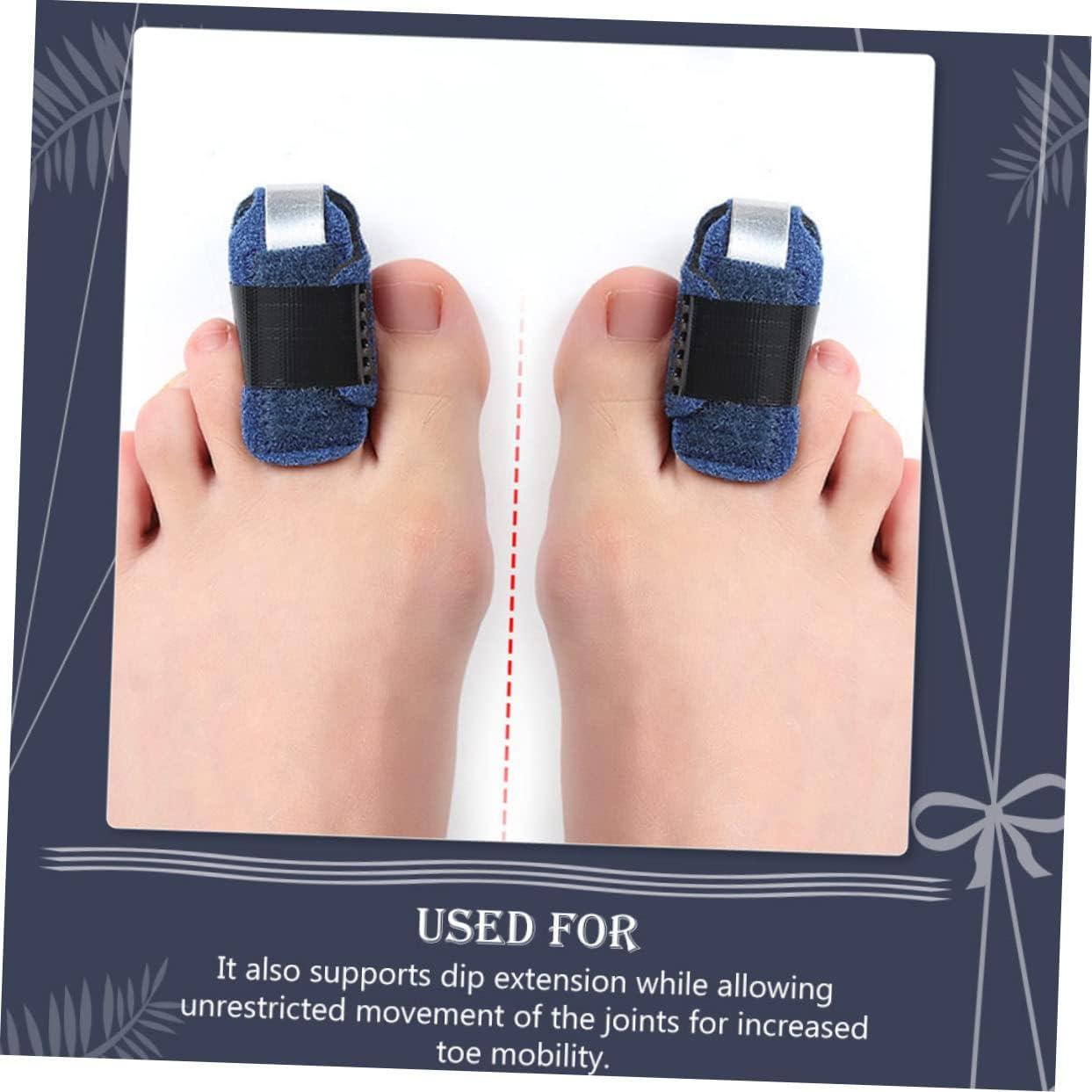 Healvian 3pcs Toe and Finger Splint Set for Trigger Thumb, Crooked Toe ...