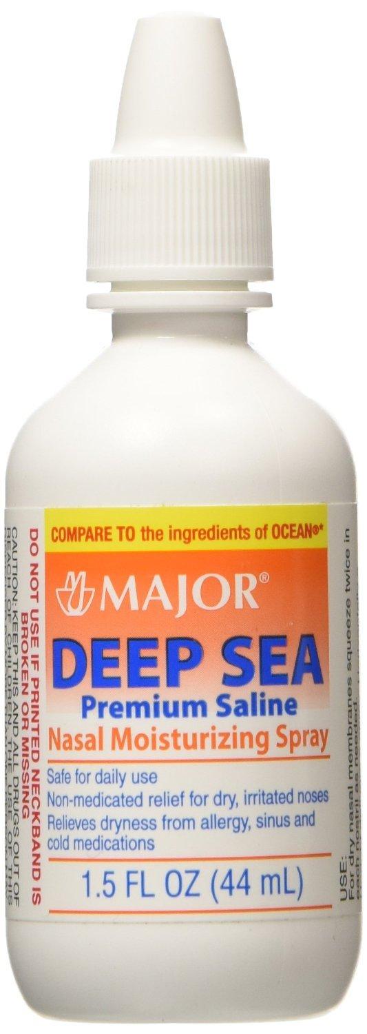 Major Pharmaceuticals Deep Sea Saline Nasal Moisturizing Spray - 8 ...