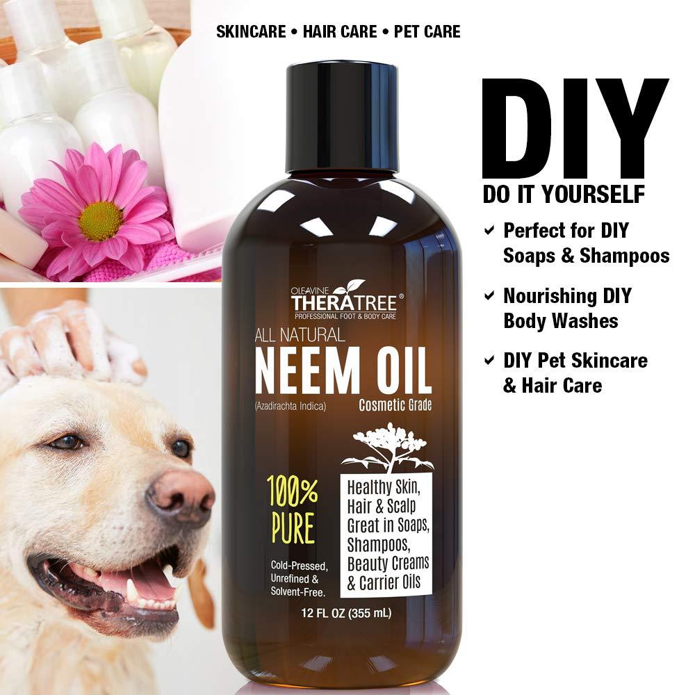 Oleavine Neem Oil 12 oz - TheraTree | Pure & Organic Solution for Skin ...