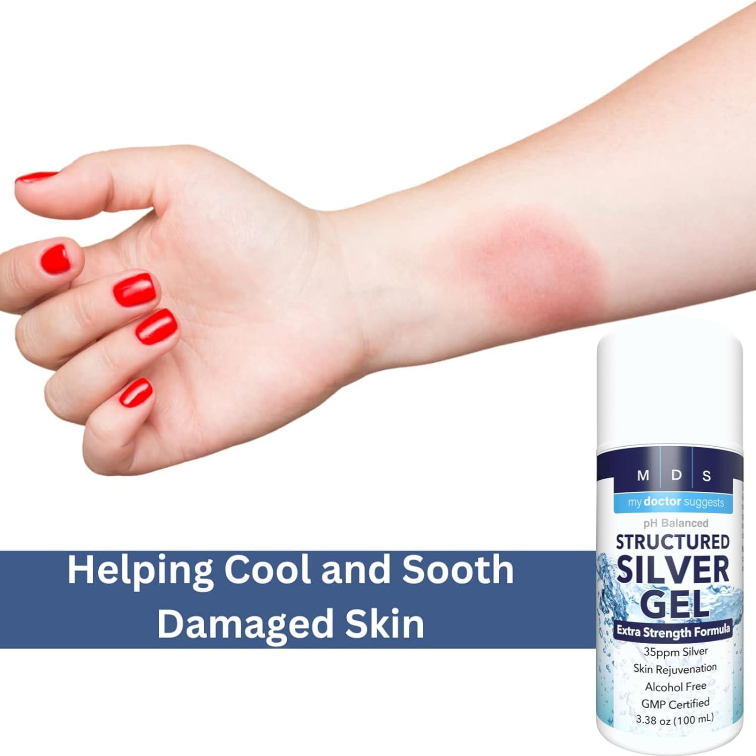 Extra Strength Silver Gel - 35ppm Active Silver for Maximum Therapeutic ...