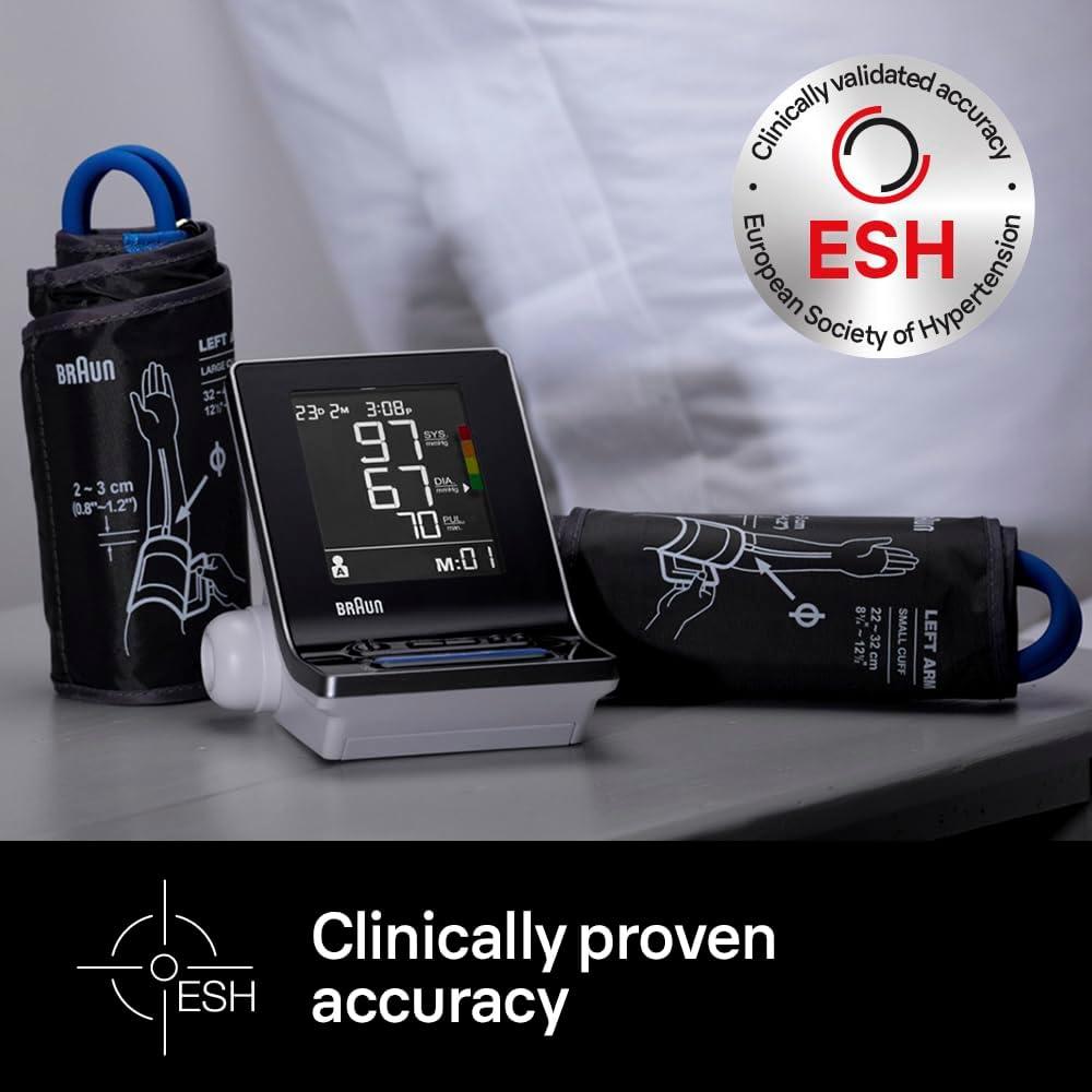 Braun ExactFit 3 Upper Arm Blood Pressure Monitor - Clinically Accurate ...