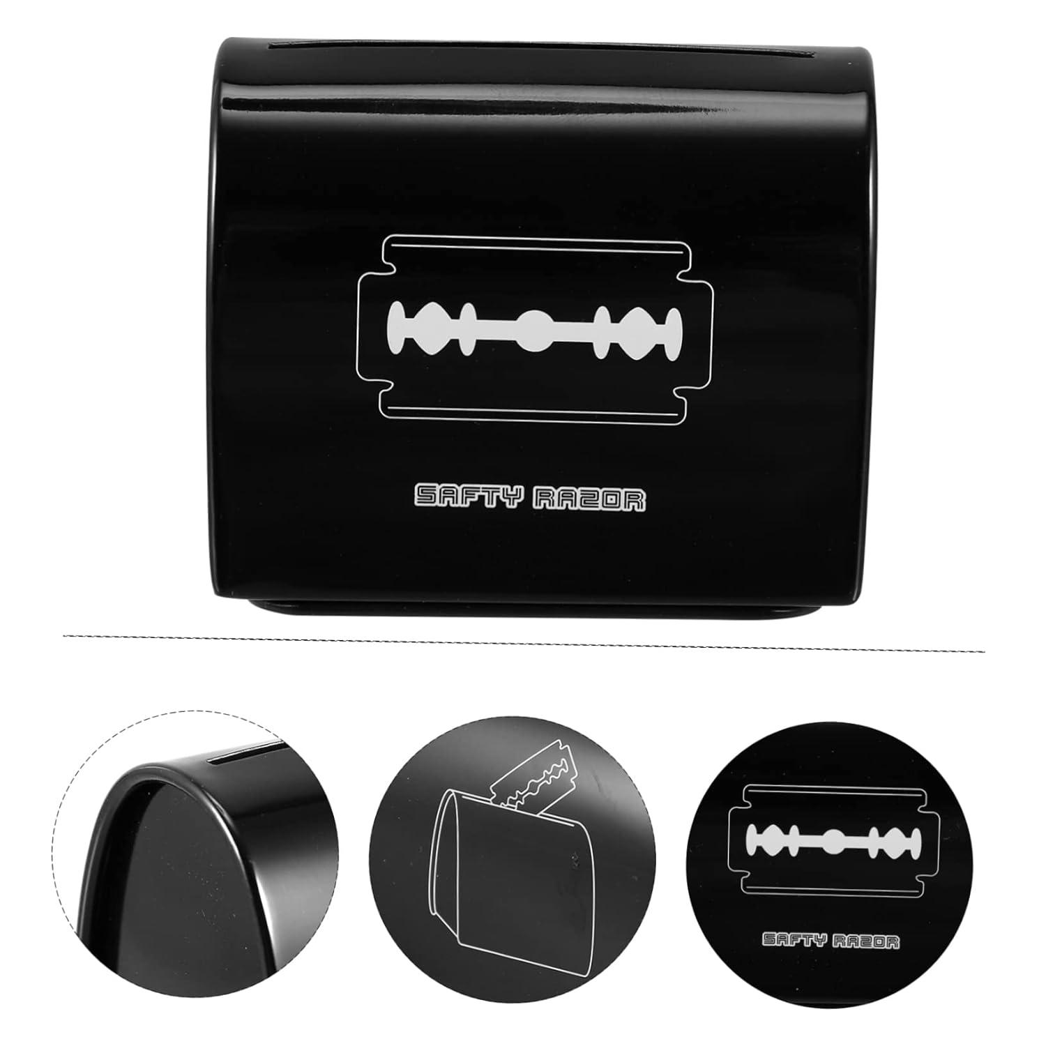 PopetPop 4-Piece Blade Storage Box - Black Sharp Objects Disposal ...
