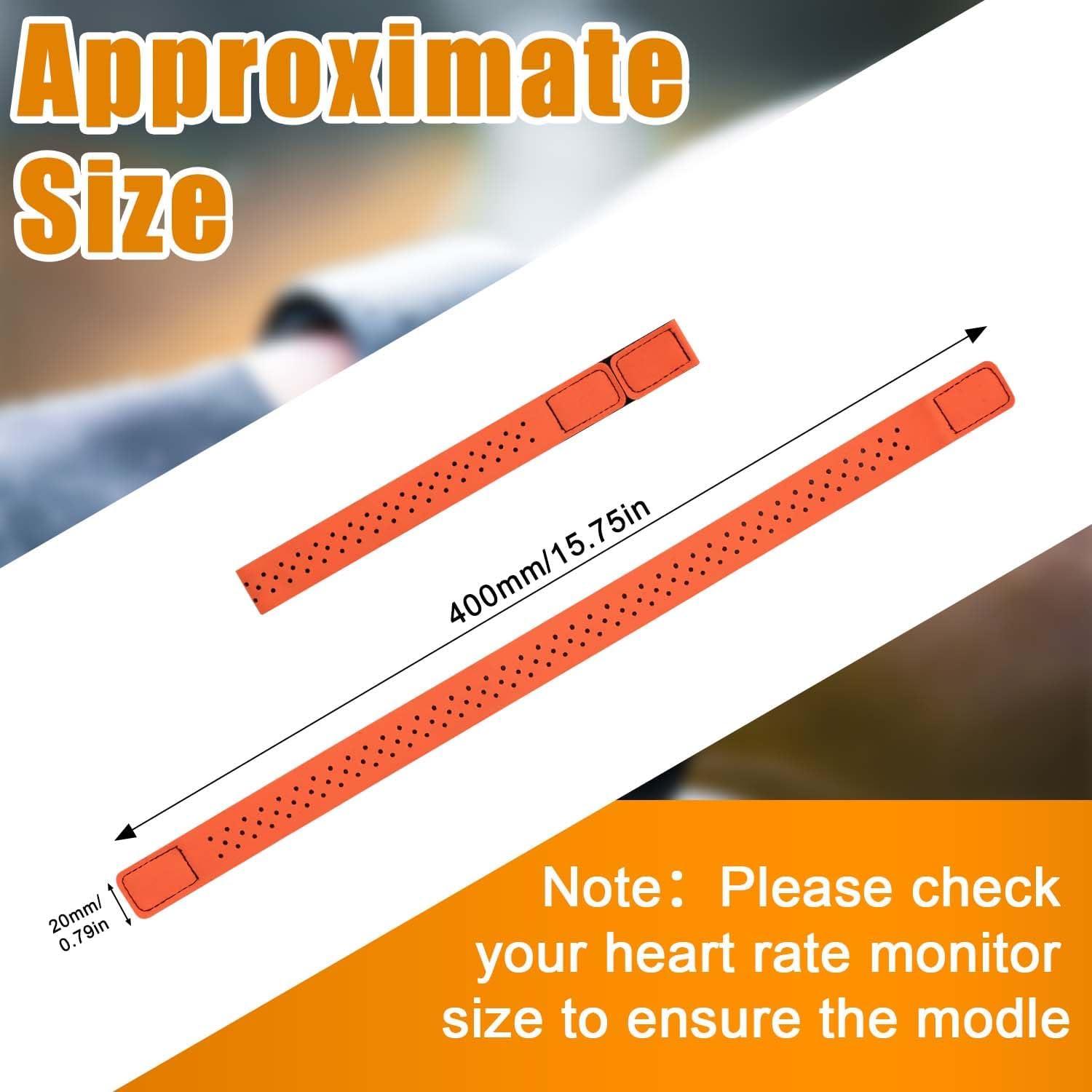 4th Replacement Heart Frequency Monitor Tapes - Adjustable 2x40cm Soft ...