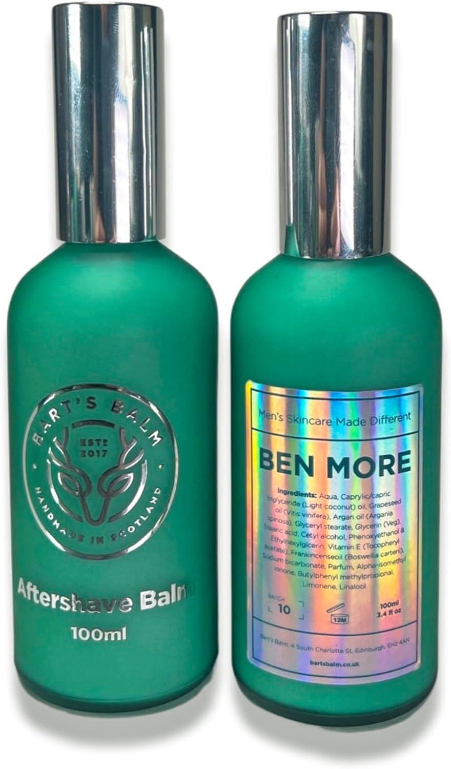 Bart's Balm Handmade Men Aftershave Balm - Argan & Bergamot Oil 100ml ...