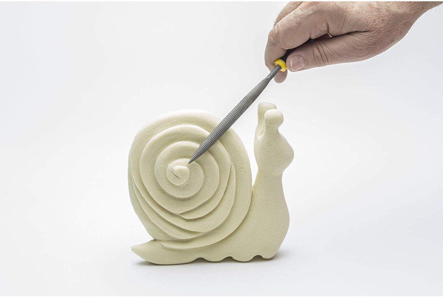 Sculpture Block - Polyurethane Foam Carving Block - Beige 15x15x5cm - 1 ...