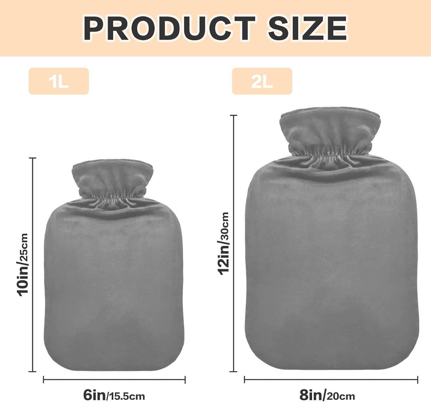 Color Gradient Heat Bottle - Blue & Pink 2L for Pain Relief | Hot Water ...