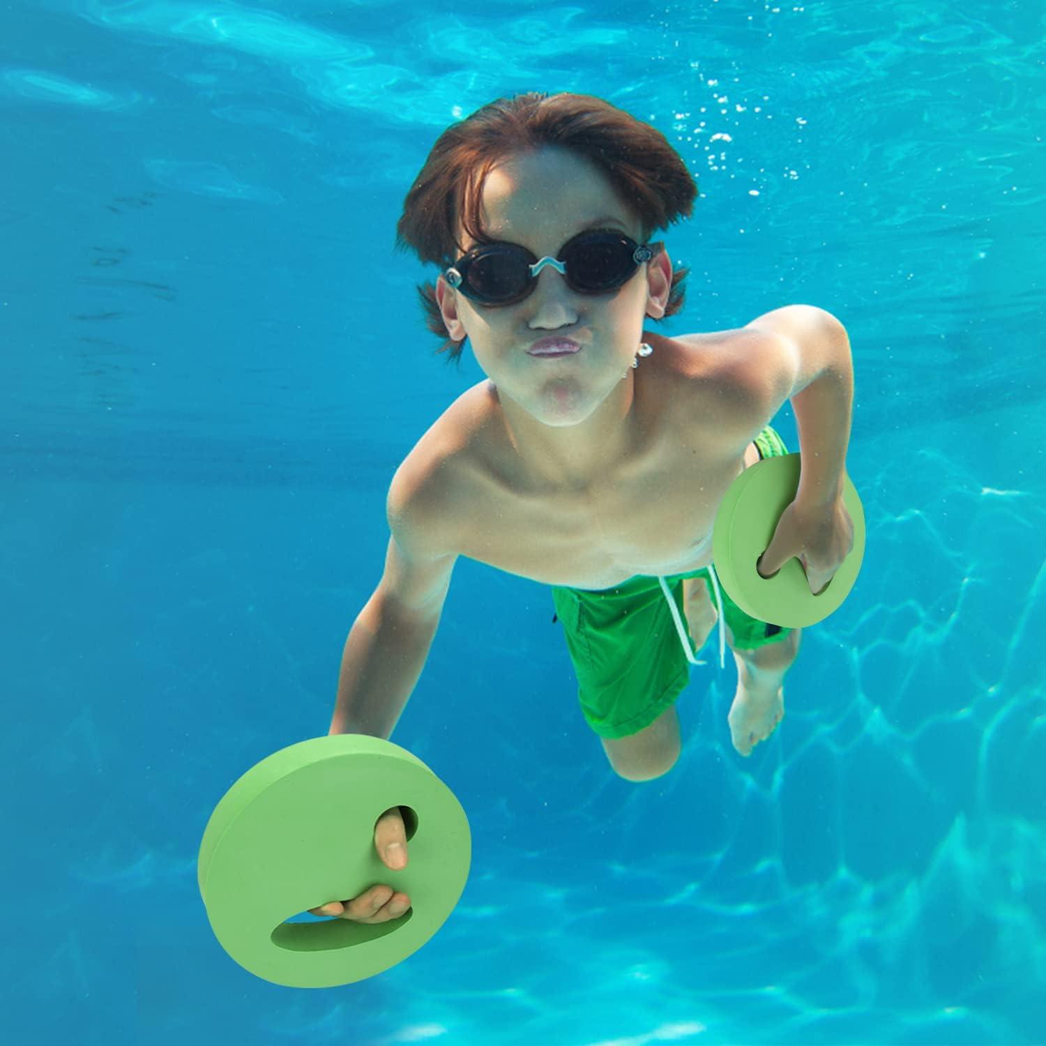 Water Weights for Pool Exercise Set | EVA Foam Handheld Swimming Discs ...