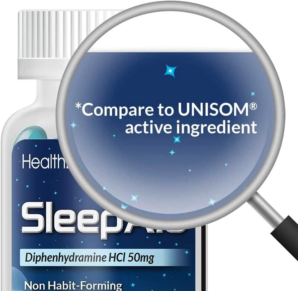 HealthA2Z Sleep Aid 50mg | 100 Softgels | Supports Deeper Restful Sleep ...