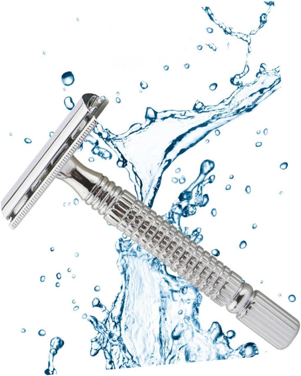 Minkissy 6 Stk Reader Mustache Razor - T-Shaped Metal Personal Shaving ...