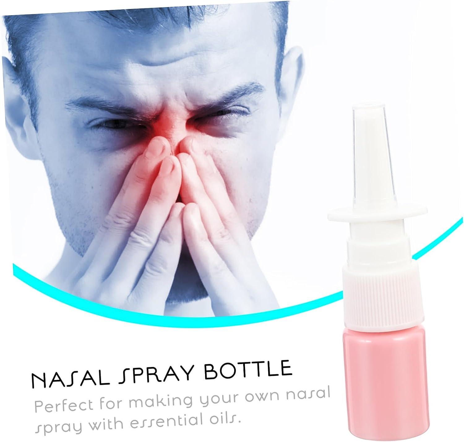 COOPHYA 50Pcs Refillable Nasal Spray Bottle Set - Green Plastic, Pump ...