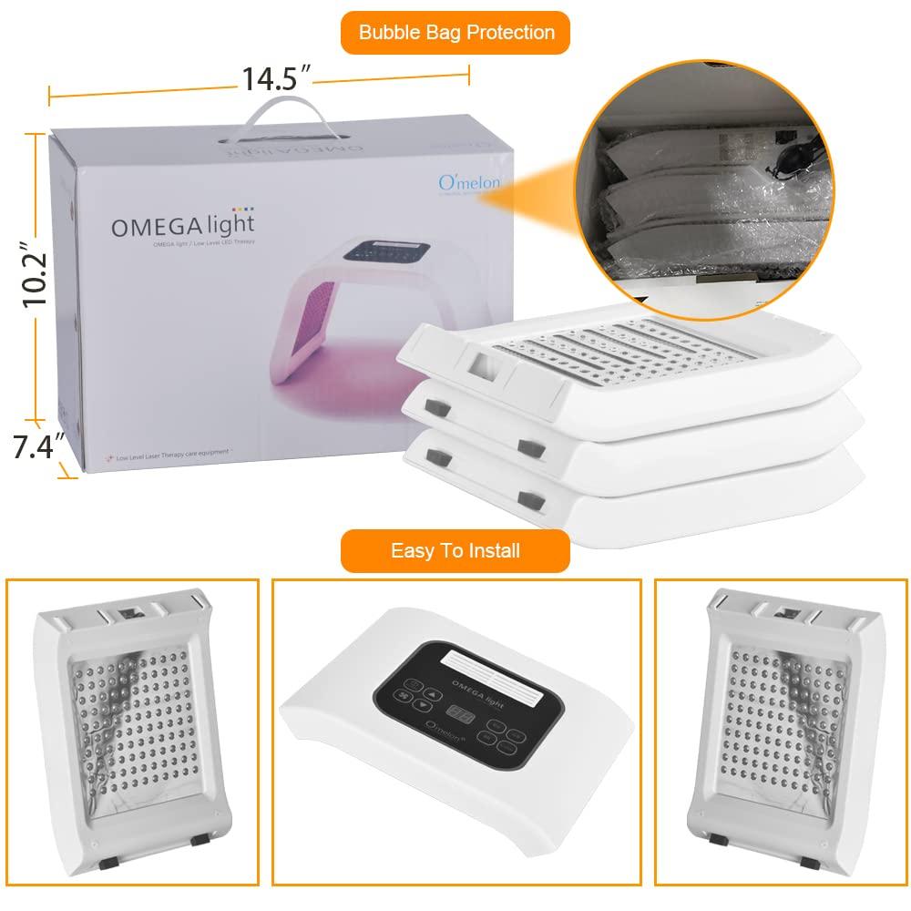 7 Color LED Facial Skin Rejuvenation Mask - Face Light Therapy ...