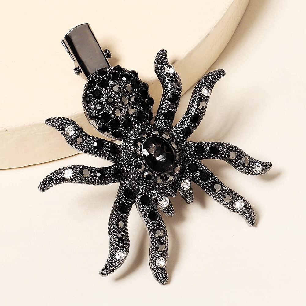 Xerling Gothic Spider Halloween Hair Accessory for Women and Girls ...