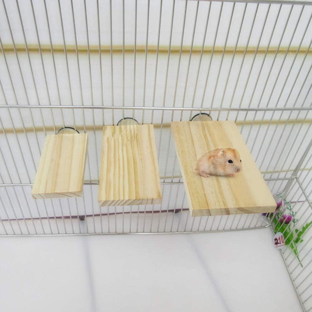 Billioteam Bird Wood Platform with Stainless Steel Washers - Ideal for ...