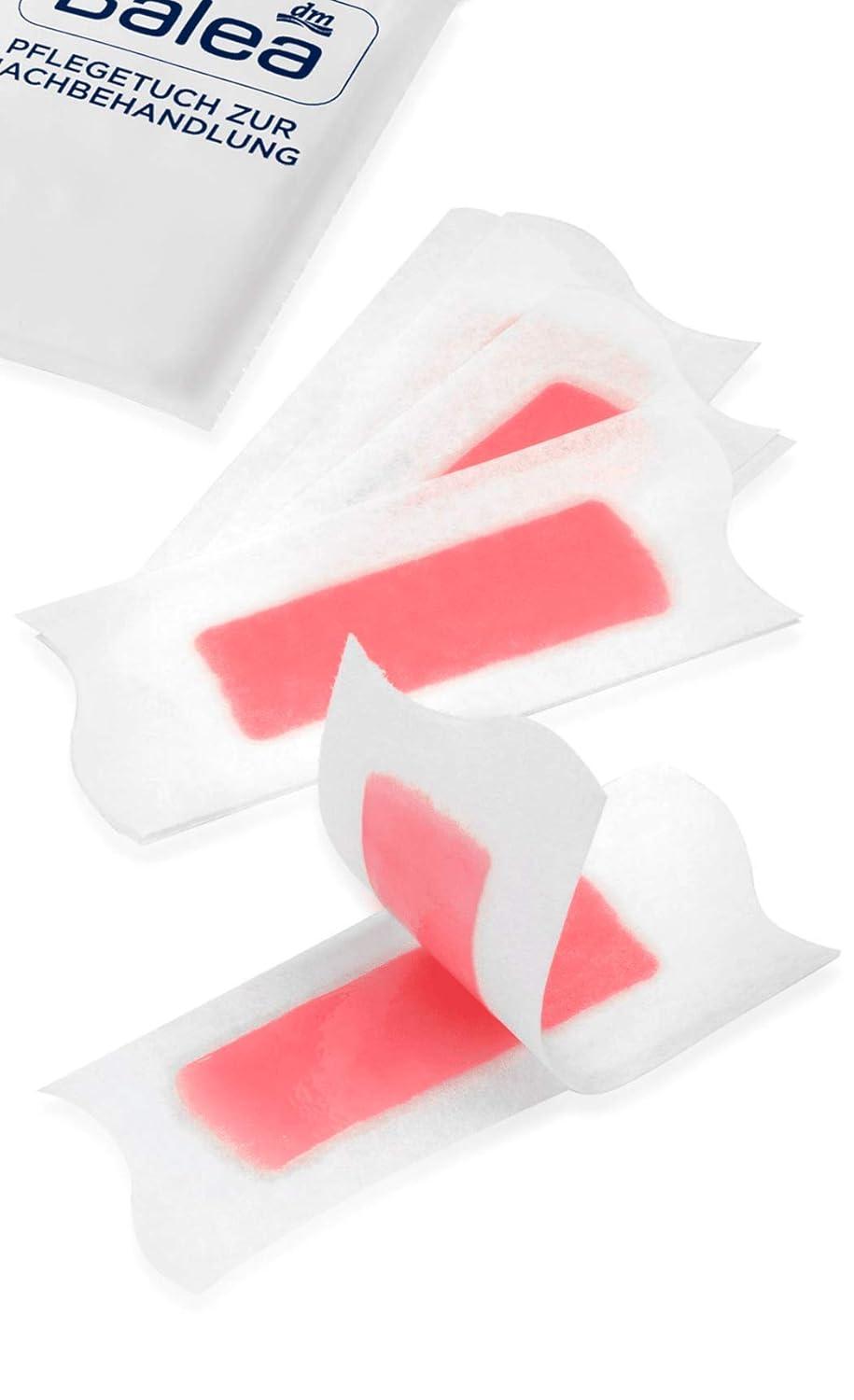 Balea Cold Wax Strips for Face - 20 Pieces | Smooth Skin & Easy Hair ...