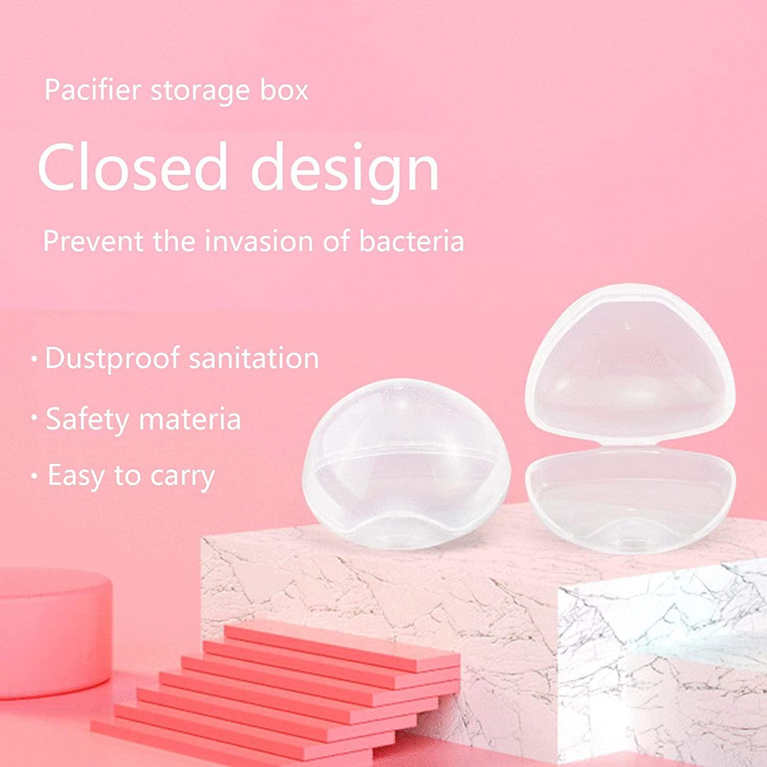 5-Piece Pacifier Storage Box Set - Dustproof Portable & Perfect for ...
