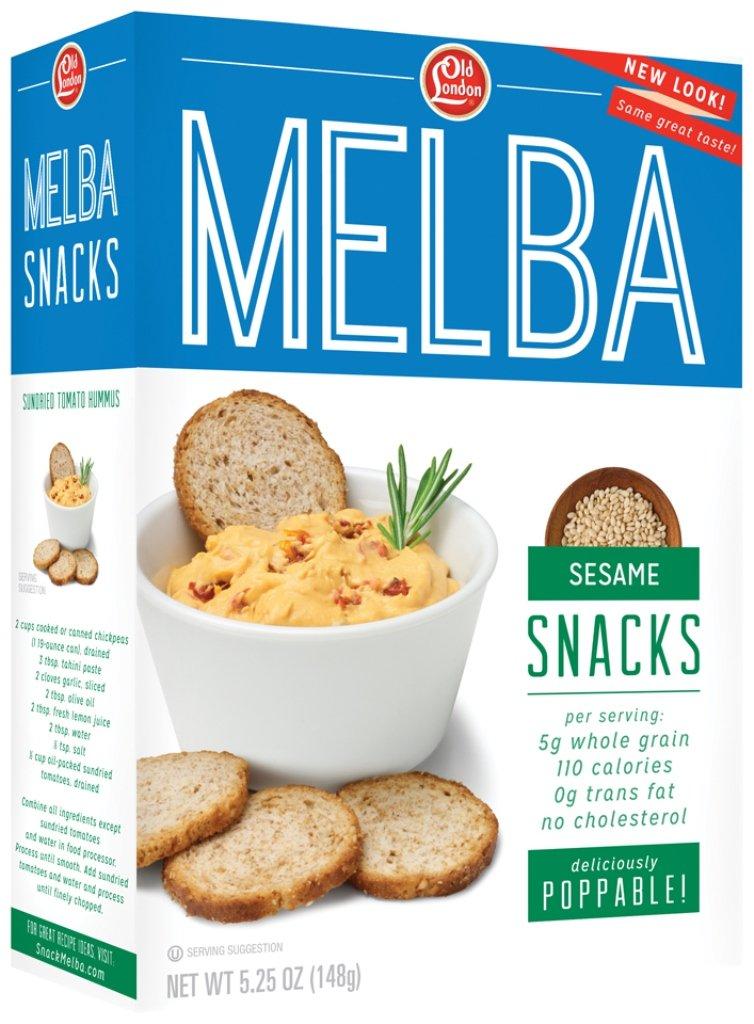 Old London Melba Snacks, Sesame, 5.25 Ounce (Pack of 12) Sesame 5.25 ...