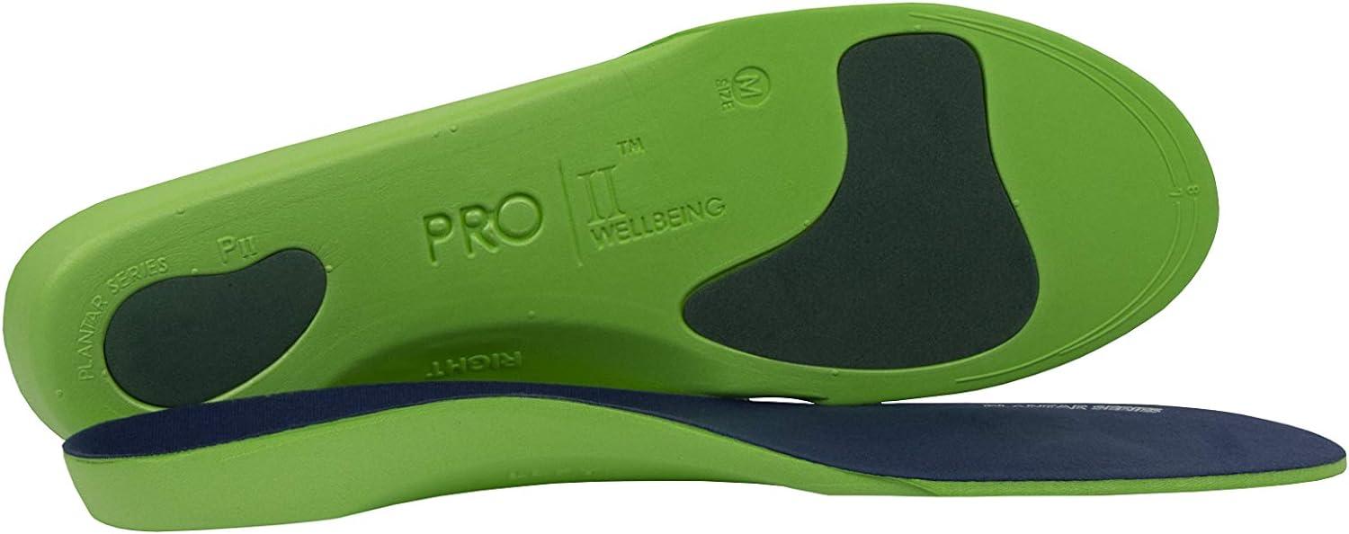 PRO 11 WELLBEING Plantar Series Orthotic Insoles for Plantar Fasciitis ...