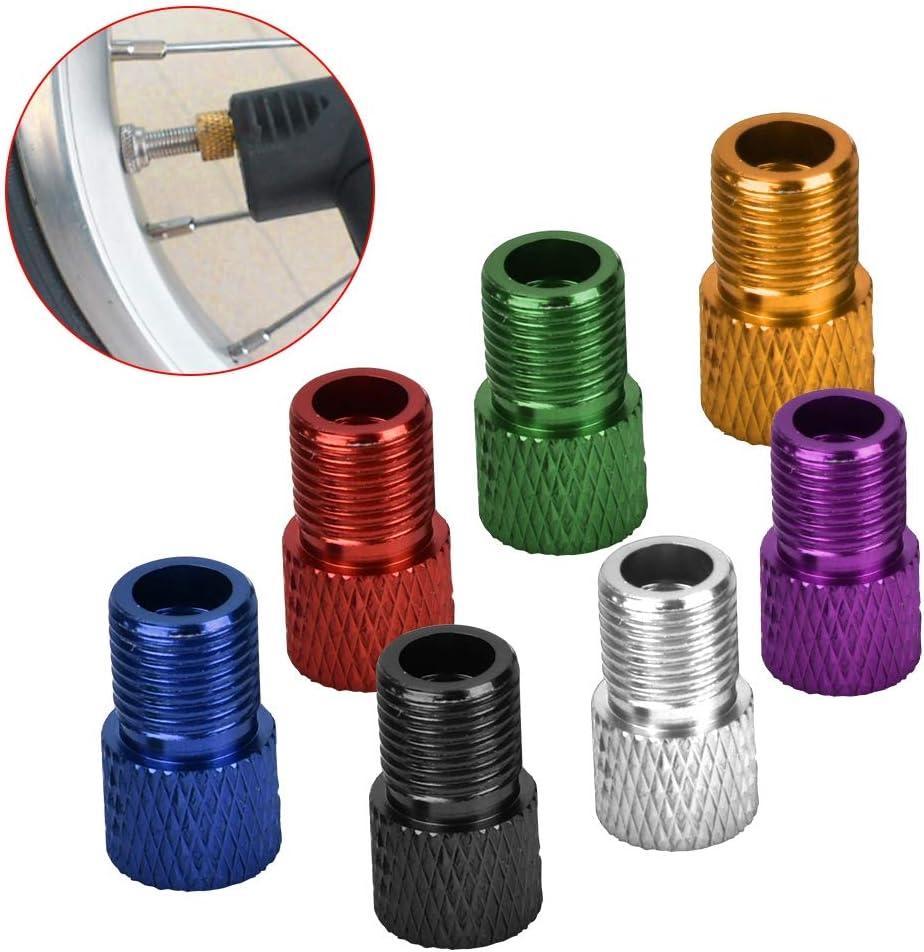 7Pcs Valves Adapter Converter Presta to Schrader for Bike, Inflate Tire ...