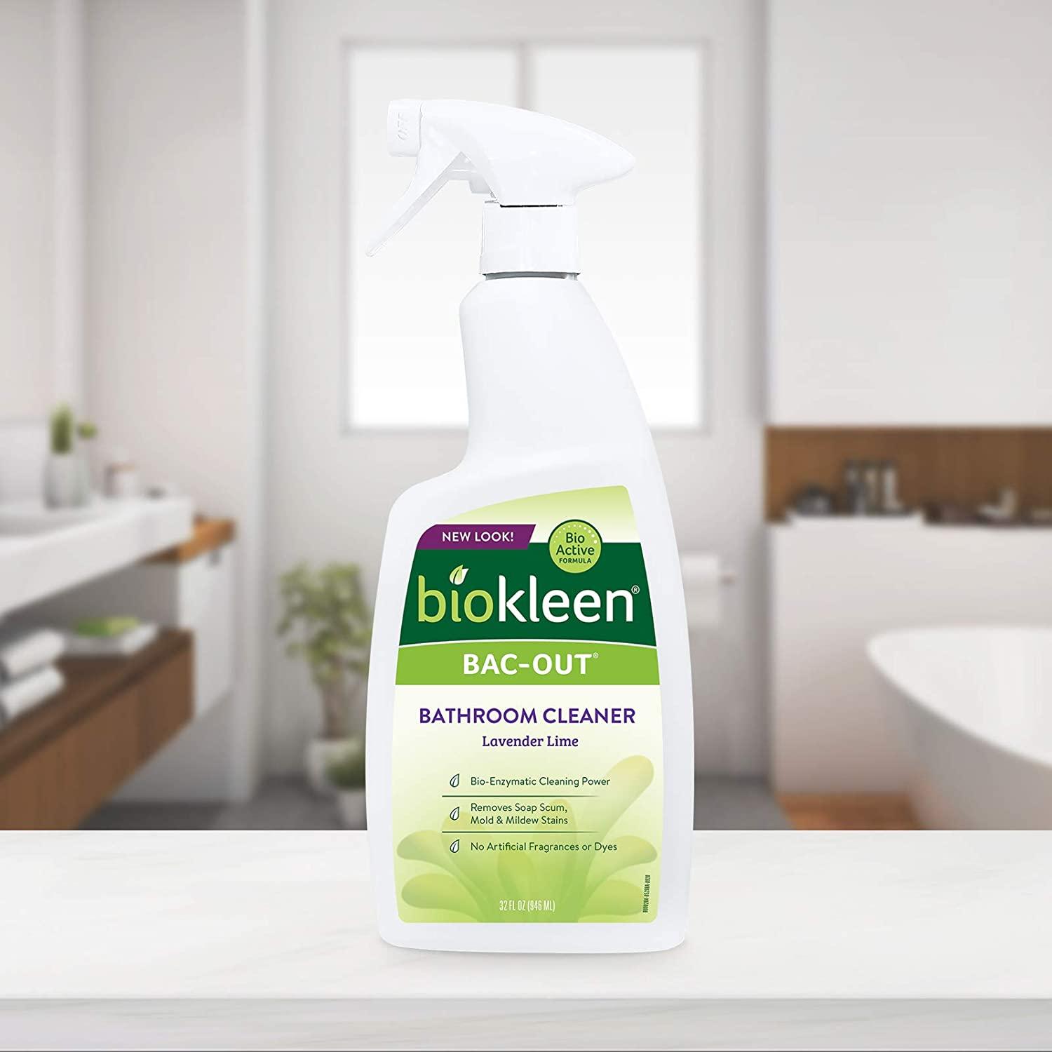 Biokleen Bac-Out Bathroom Cleaner - Eco-Friendly, Plant-Based, 32 oz ...