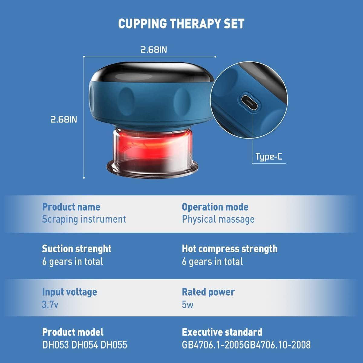 Smart Dynamic Cupping Therapy Set Cellulite Massager 3 in 1 Vacuum ...