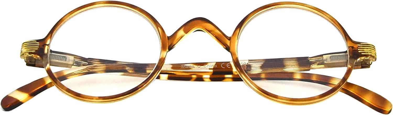 Eyekepper Round Reading Glasses | Vintage Oval Readers (Black) +2.25 ...