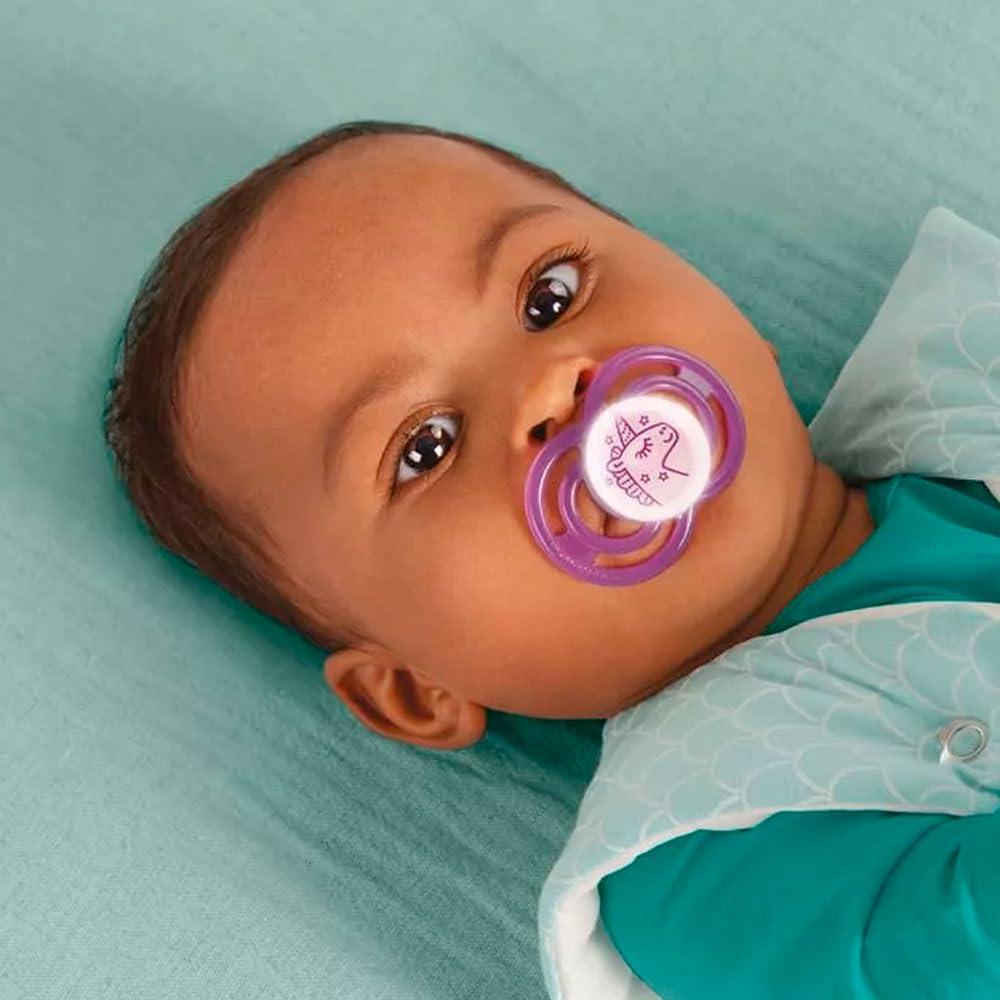 MAM Perfect Silicone Pacifier Set for Girls (6-16 Months) - 3 Pacifiers ...