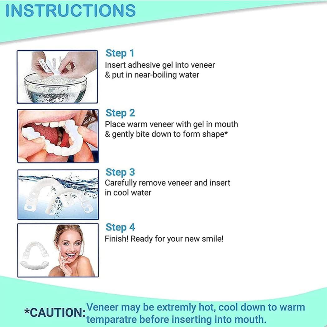 Buy Mxrfactory Instant Veneers & Snap-On Dentures - Extra Thin ...