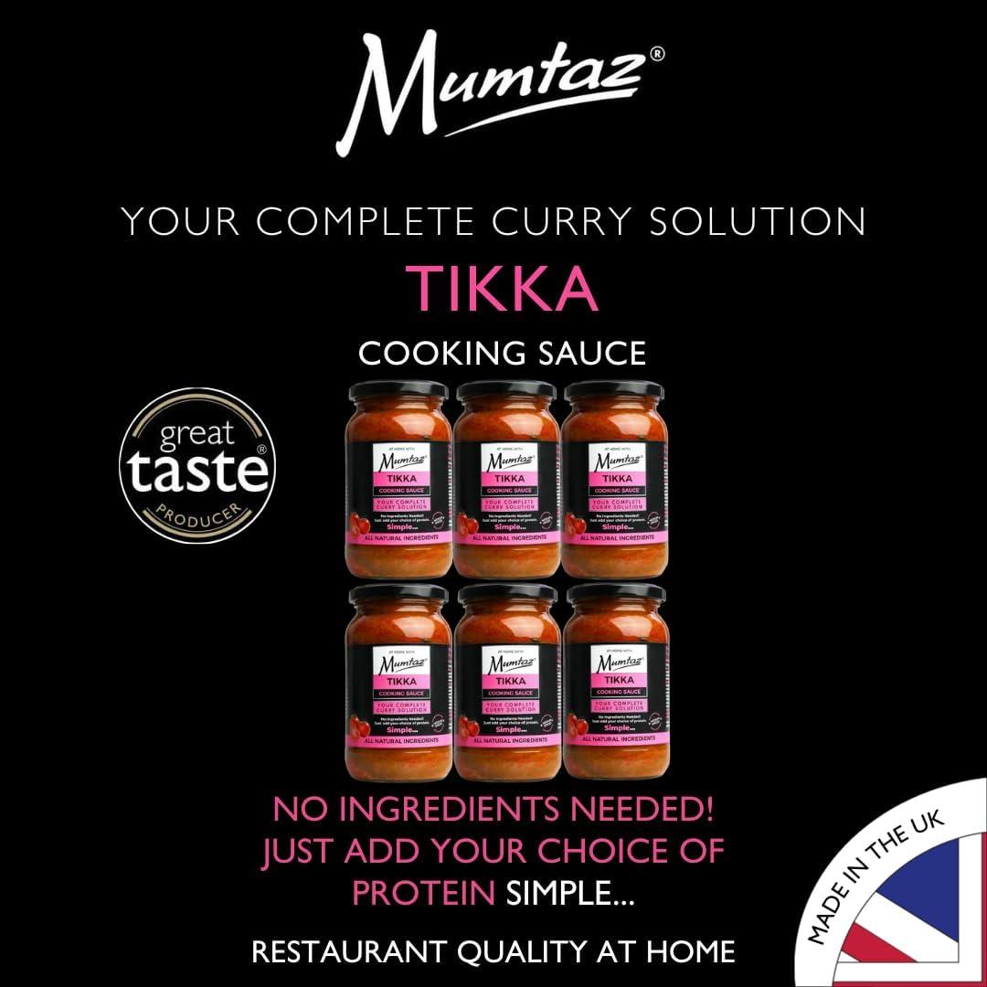 Mumtaz TIKKA Indian Curry Cooking Sauce - Pack of 6 x 350g - Restaurant ...