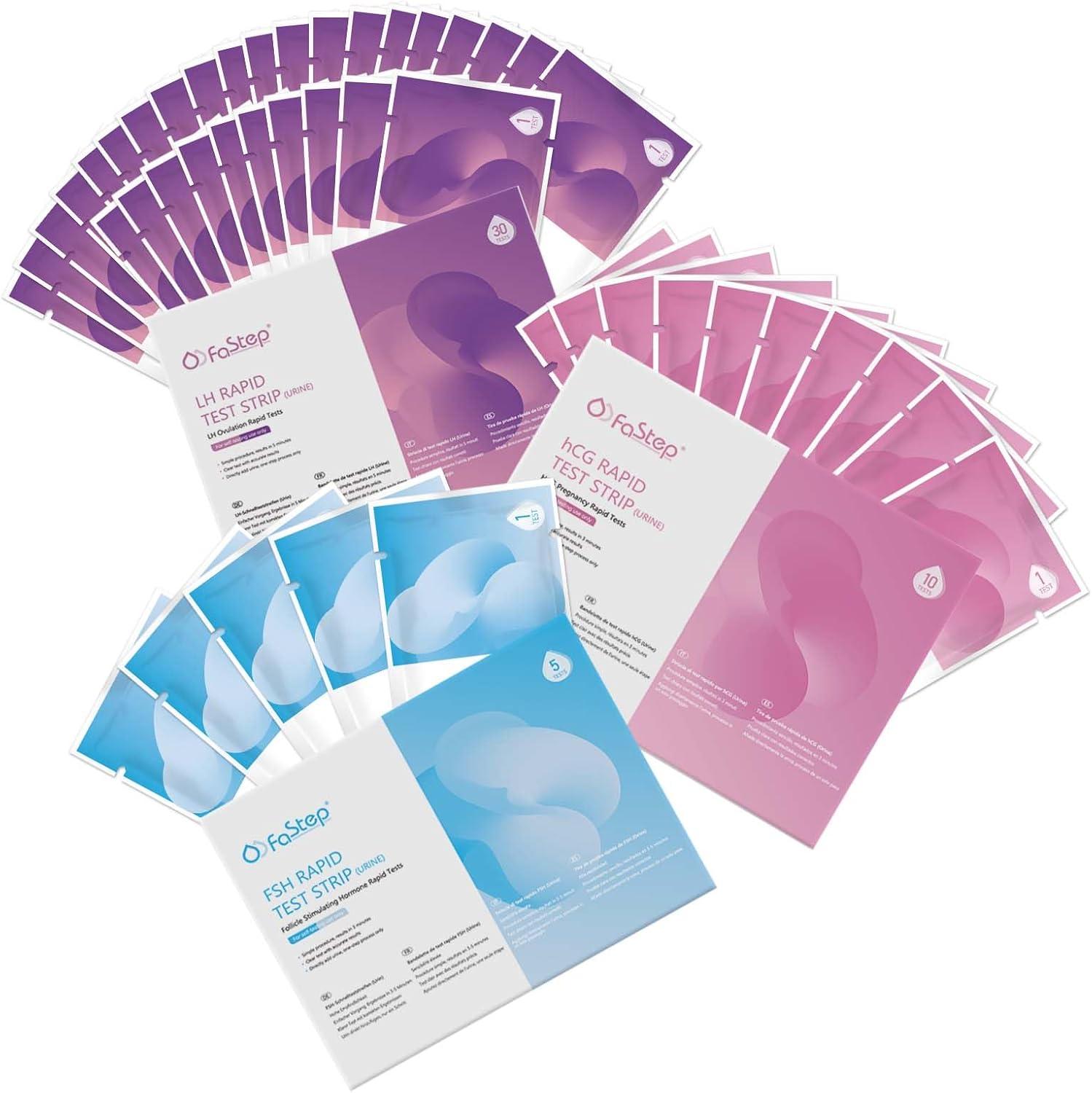Fastep Fertility Test Kit - Complete Family Planning Set with FSH ...
