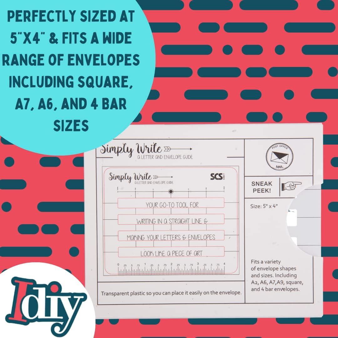 Lettering Envelope Addressing Stencil - Perfect Ruler Guide for ...