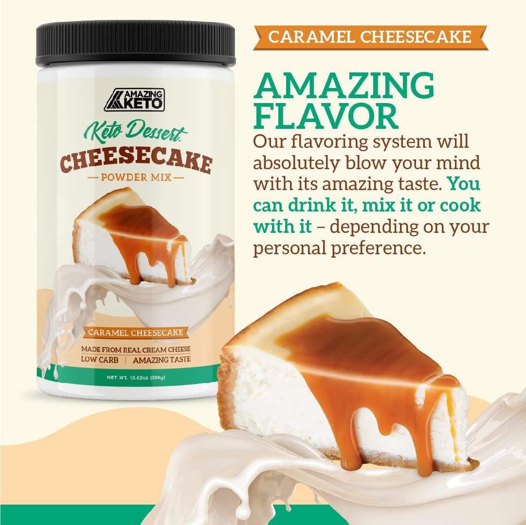 Keto Dessert Powder: Cream Cheese & Cheesecake Mix - Gluten Free, Low ...