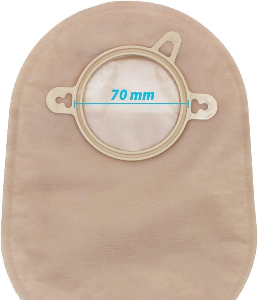 Lotfancy 20 PCS Ileostomy & Colostomy Bags with Skin Barriers - Stoma ...