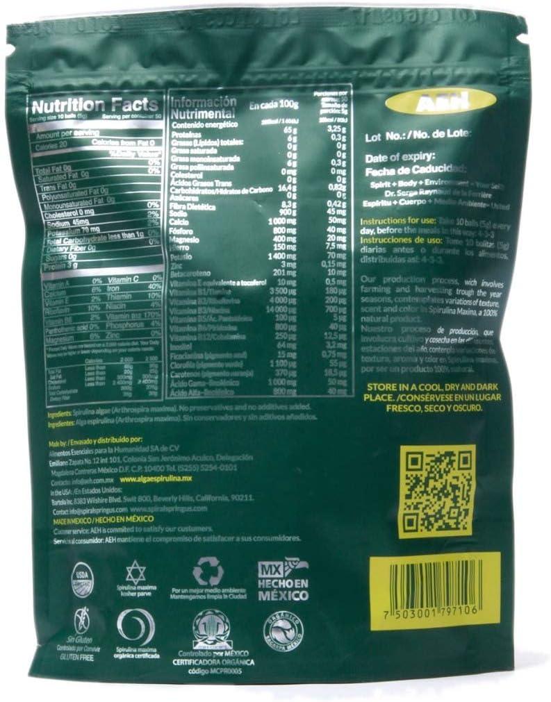 Spiral Spring Spirulina Maxima Tablets -8.8oz 250g | Buy Now with ...