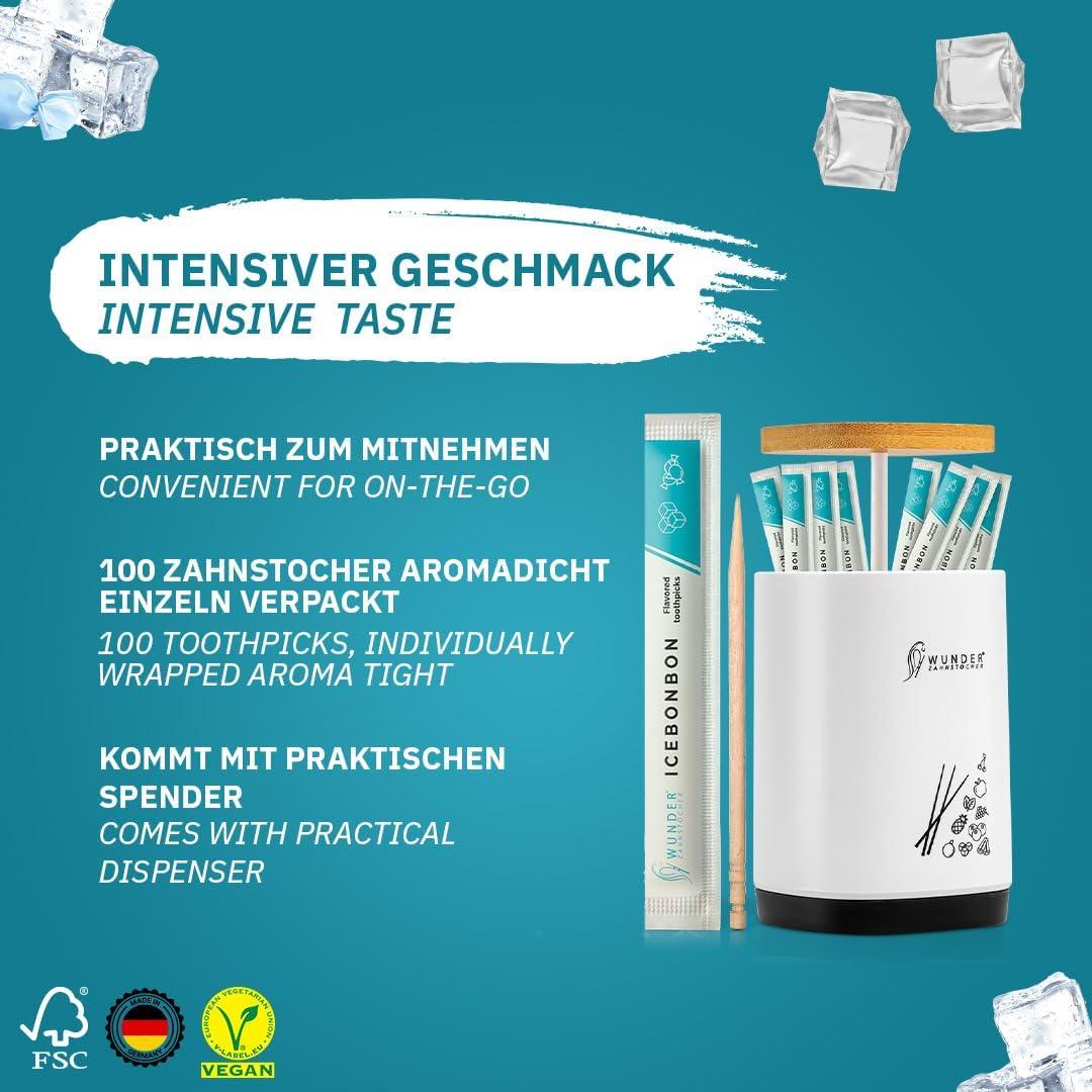 Miracle Toothpick with Taste - 100 Individually Packaged Toothpicks for ...