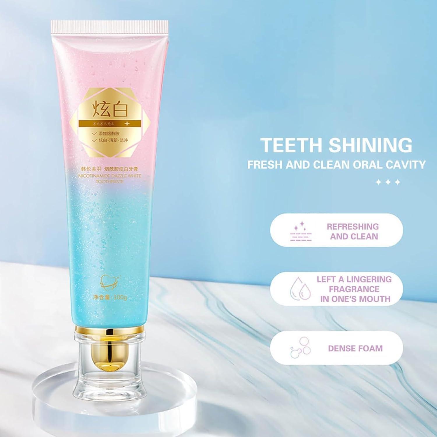 Niacinamide Toothpaste for Brightening & Stain Removal | Fresh Breath ...